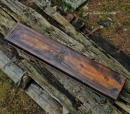 Handmade Wooden Sword Box for Display and Protection