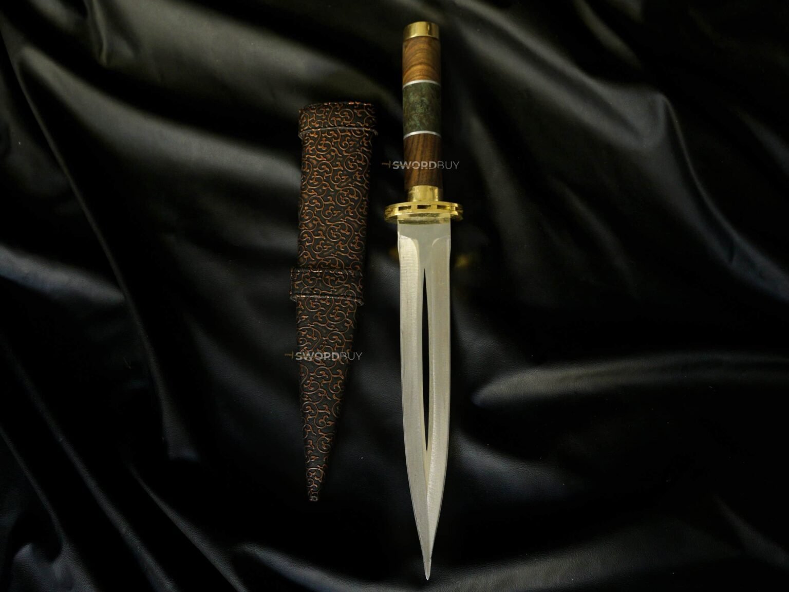 Exquisite Handmade Turkish Dagger with Sheath for Collectors