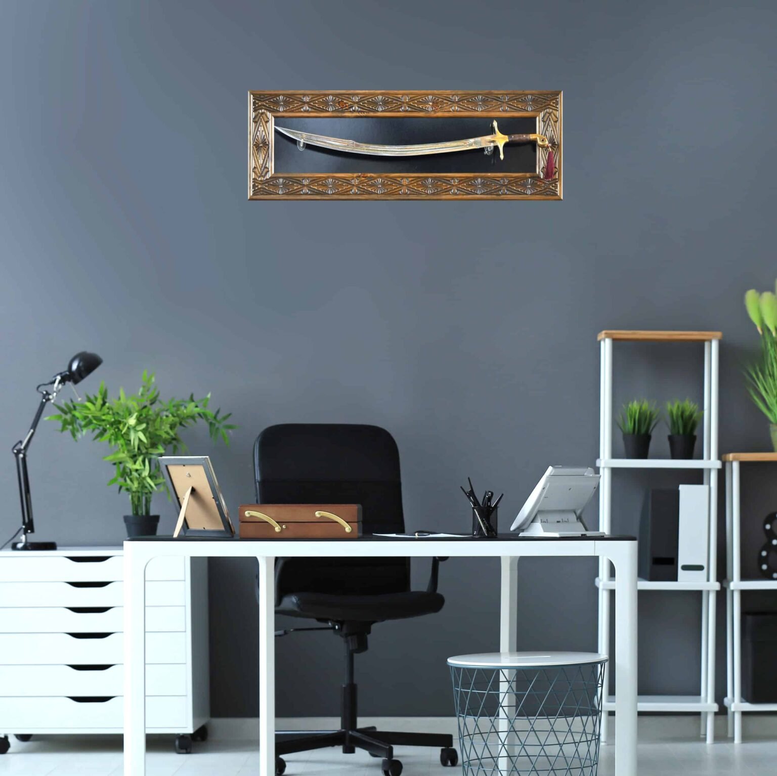 Elegant Wall Frame for Swords - Enhance Your Decor