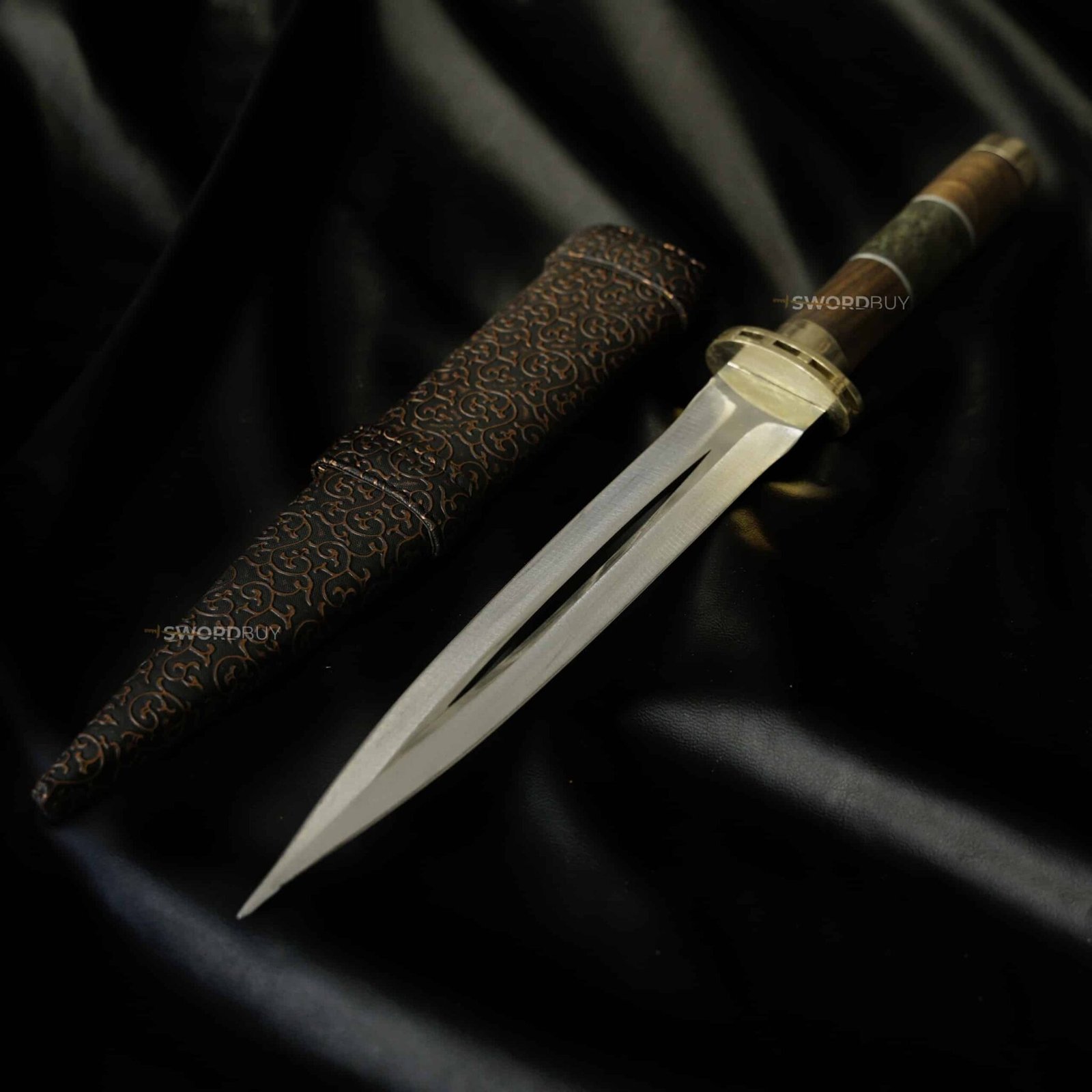 Exquisite Handmade Turkish Dagger with Sheath for Collectors